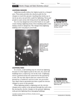 Interactive textbook ch. 17 introduction to electricity | PDF