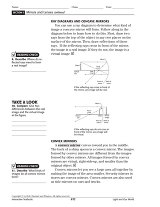 Interactive textbook ch 23 light and our world | PDF