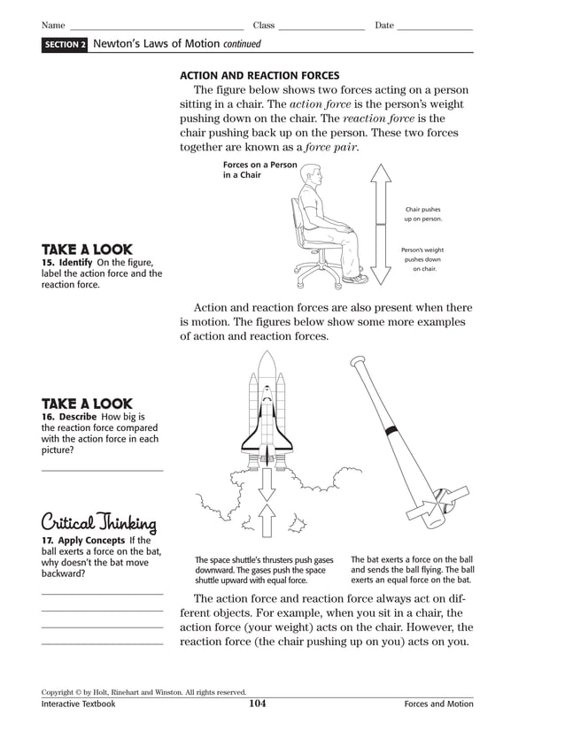 Interactive Textbook Ch. 6 Forces and Motion | PDF | Physics | Science