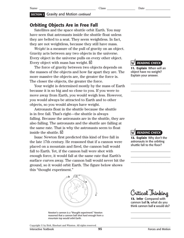 Interactive Textbook Ch. 6 Forces and Motion | PDF | Physics | Science