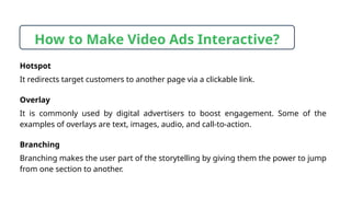 Interactive Video Solutions: A Game-Changer in Digital Advertising | PPT