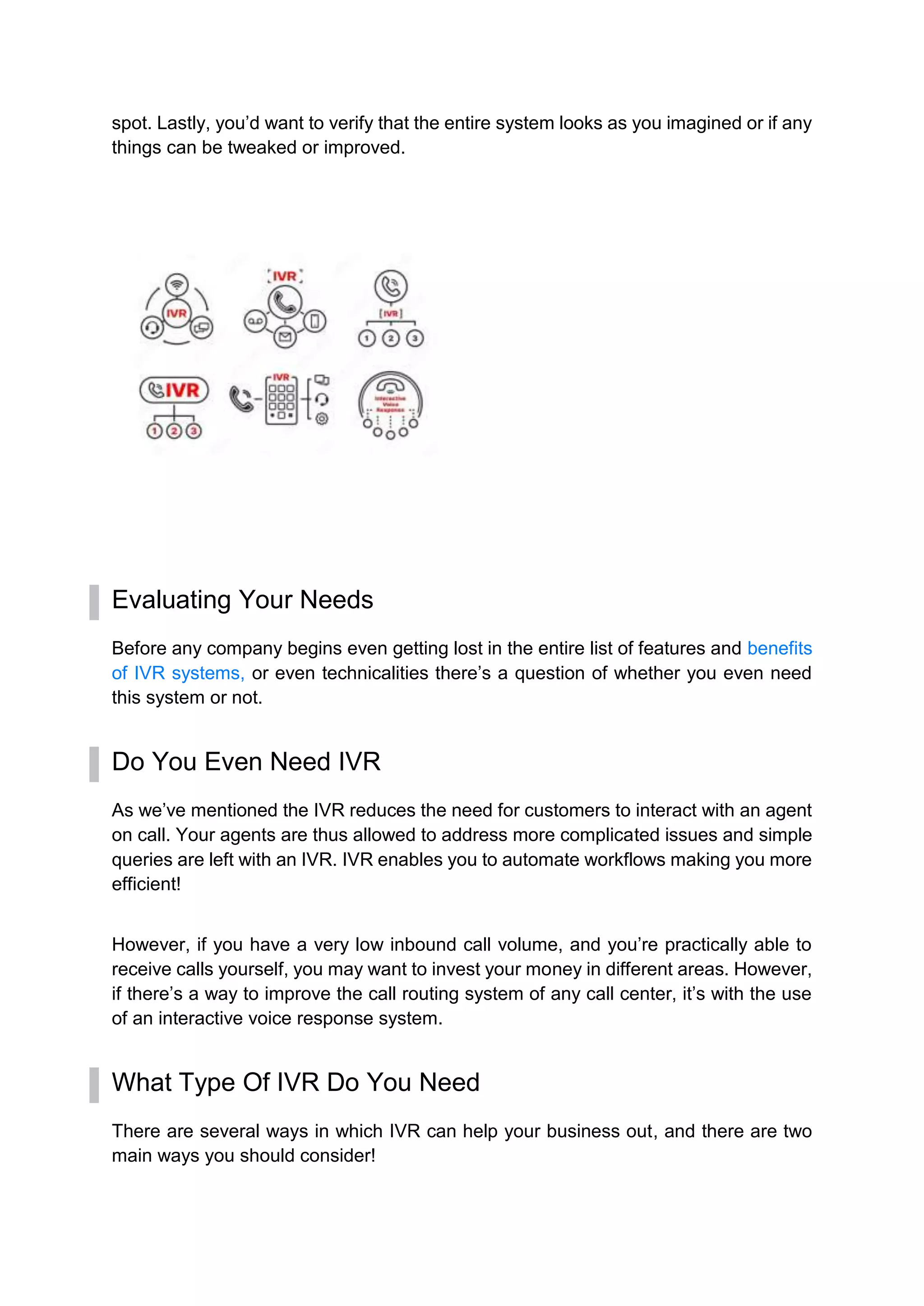 Interactive Voice Response (IVR) — What Is It And How It Benefits Your ...