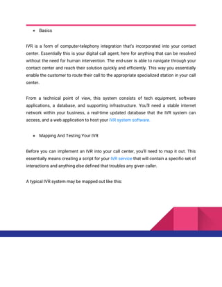 Interactive Voice Response (IVR) — What Is It And How It Benefits Your ...