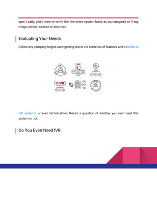 Interactive Voice Response (IVR) — What Is It And How It Benefits Your ...