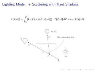 Interactive Volumetric Lighting Simulating Scattering and Shadowing | PPT