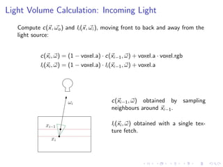 Interactive Volumetric Lighting Simulating Scattering and Shadowing | PPT