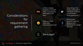 Interactive Digital Walls | PPT