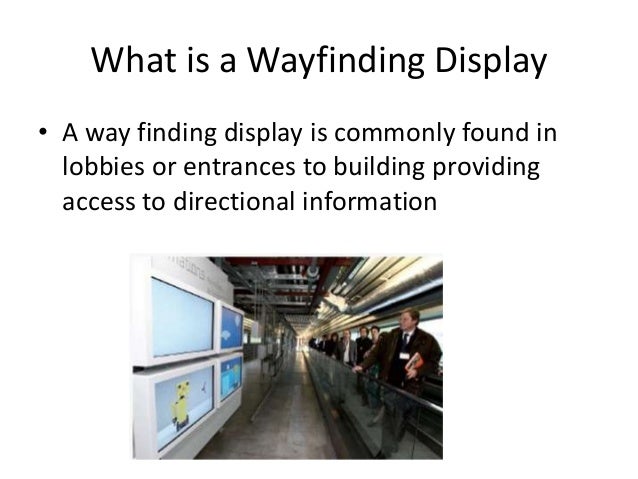 Interactive Way Finding Digital Signage