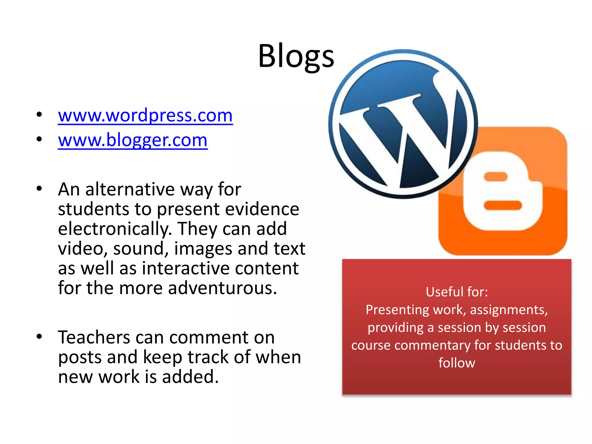 Interactive web tools | PPTX