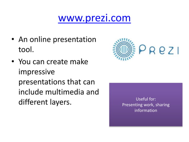 Interactive web tools | PPTX