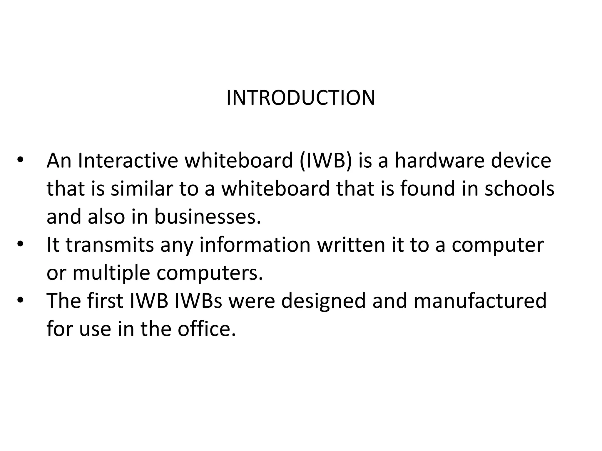 Interactive whiteboard | PPTX