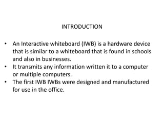 Interactive whiteboard | PPTX
