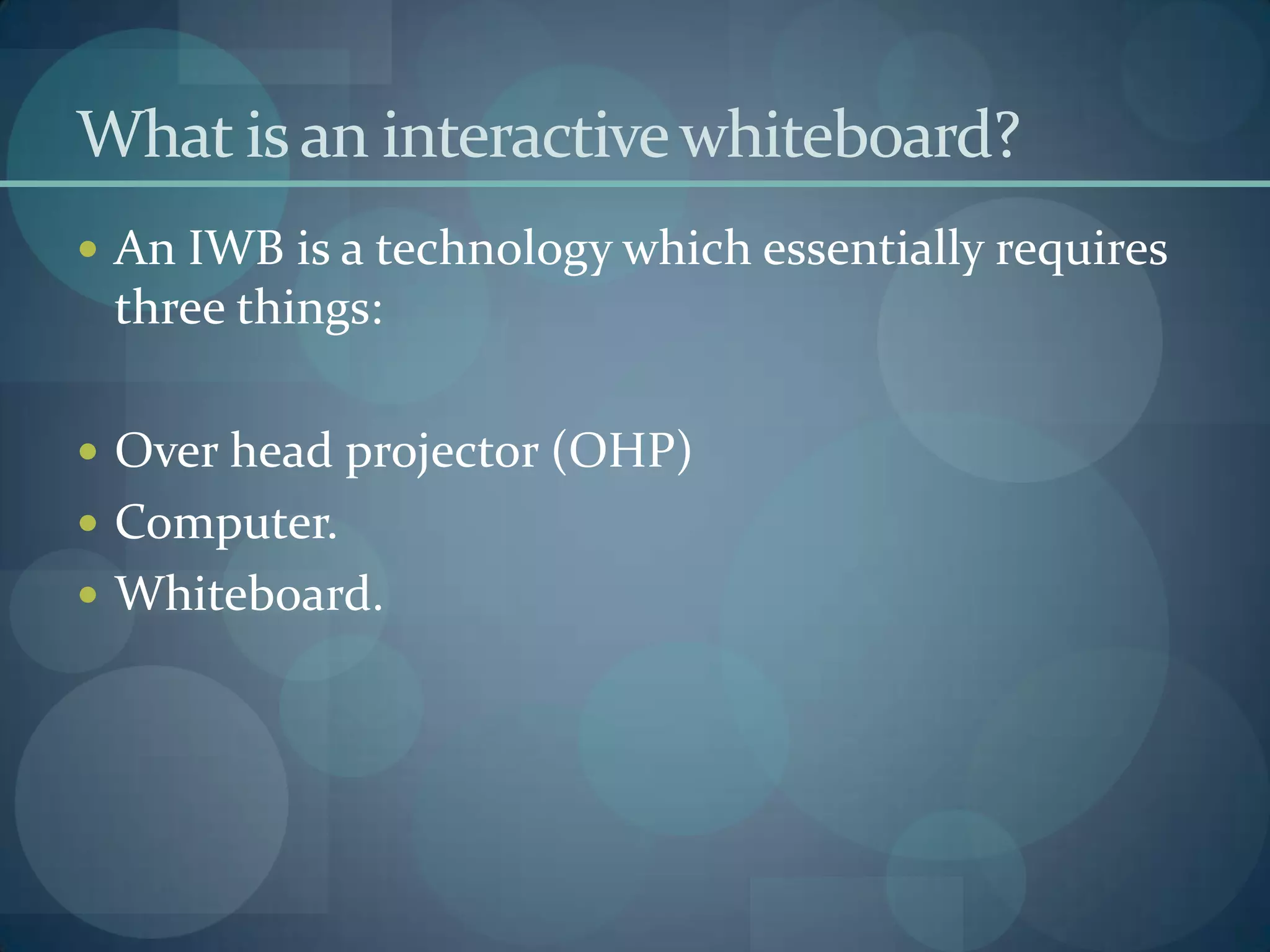 Interactive Whiteboard | PPTX