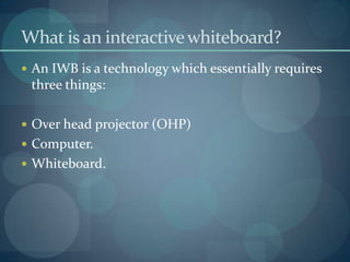 Interactive Whiteboard | PPTX