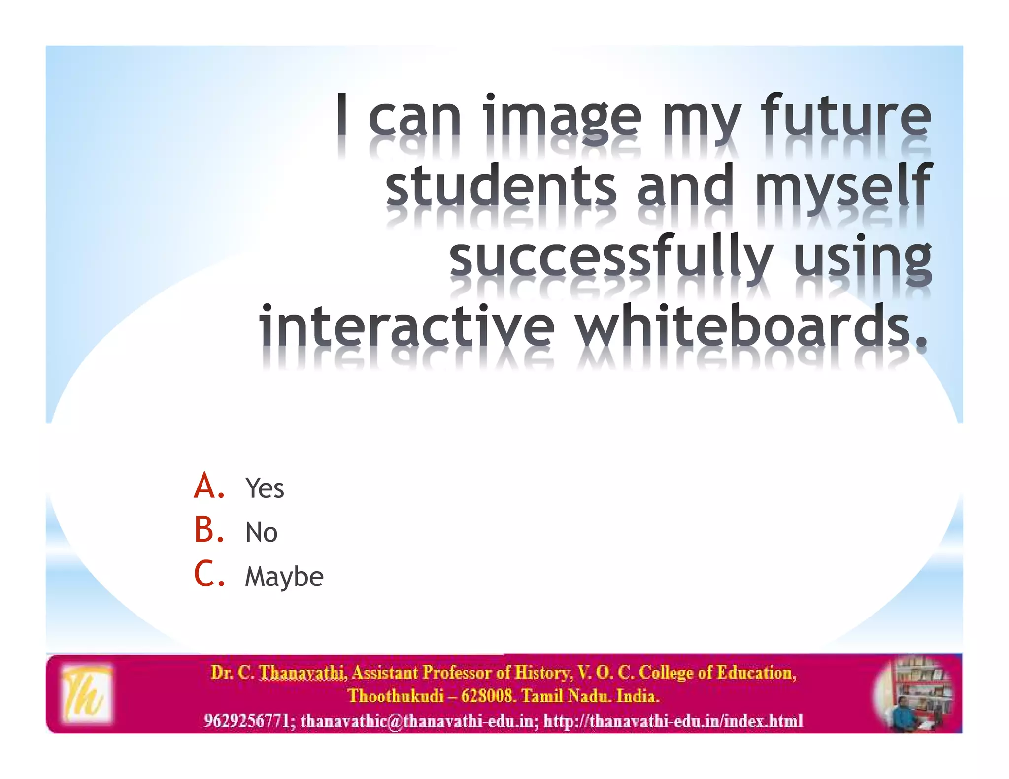 EPC 3 activity Interactive whiteboard | PPT