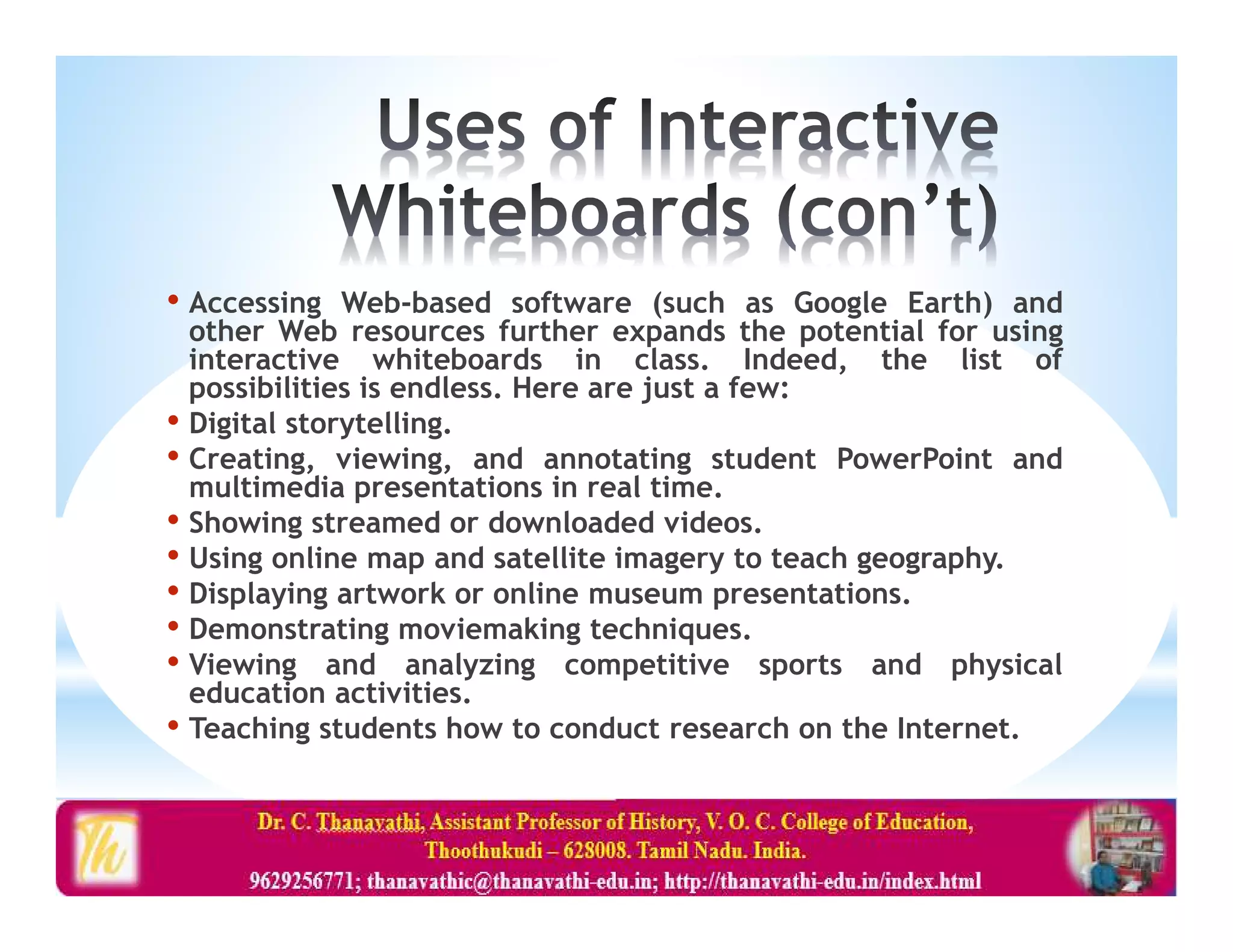 EPC 3 activity Interactive whiteboard | PPT