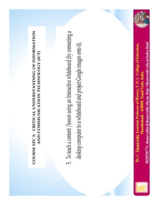 EPC 3 activity Interactive whiteboard | PPT