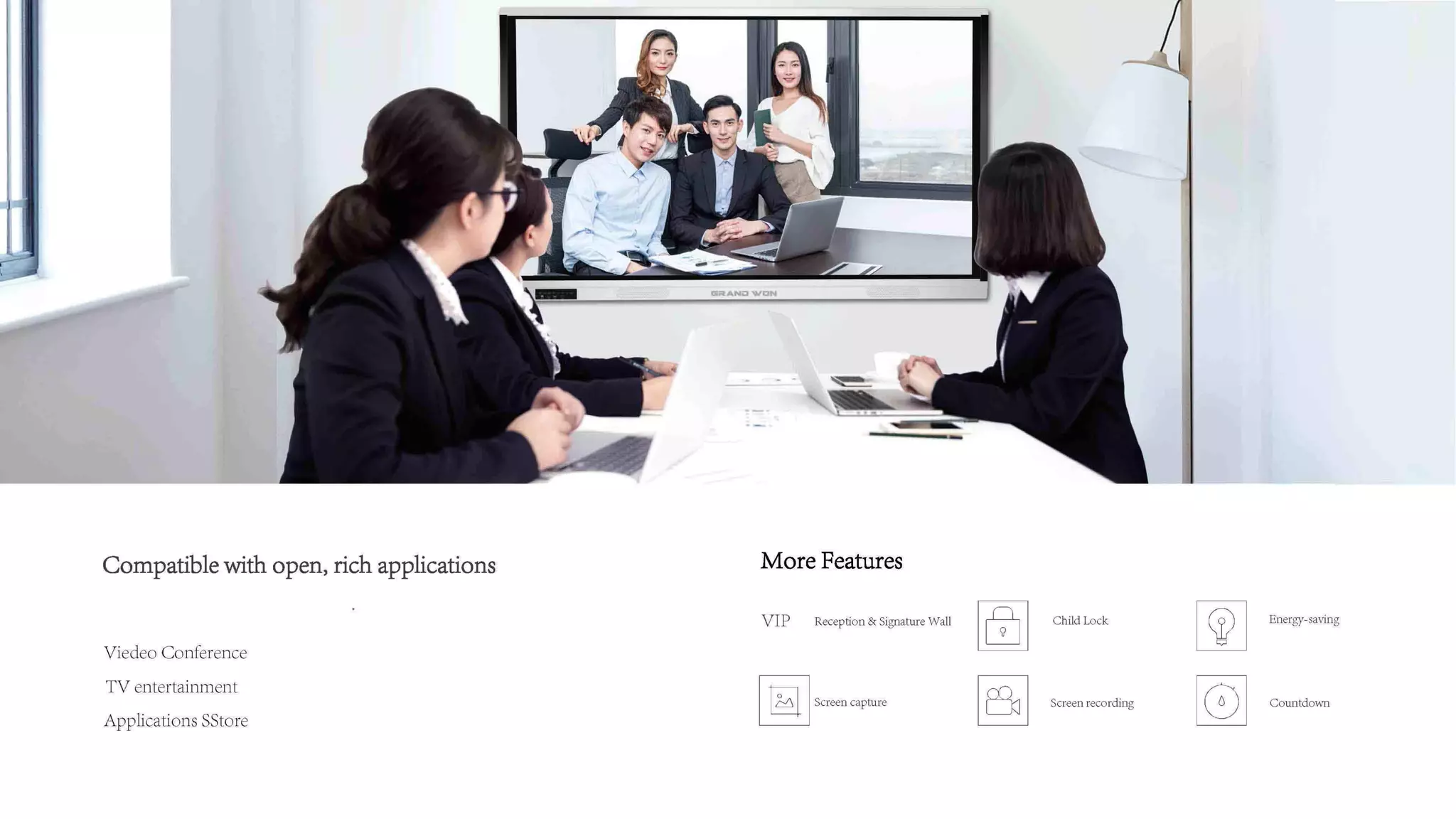 Grandwon Business Interactive Whiteboard Introduction | PPT