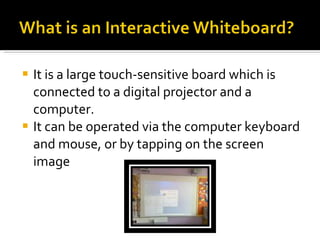 Interactive whiteboards and pedagogy2003 | PPT