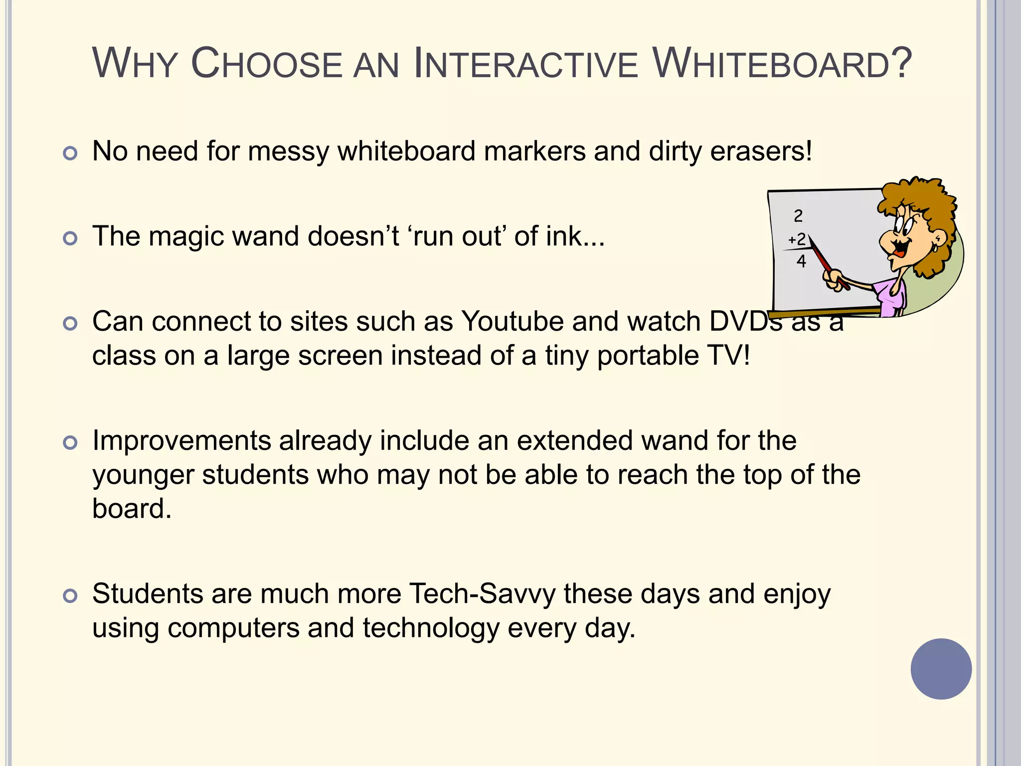 Interactive whiteboards in the modern classroom (sam and nick) | PPTX | Web Development | Internet