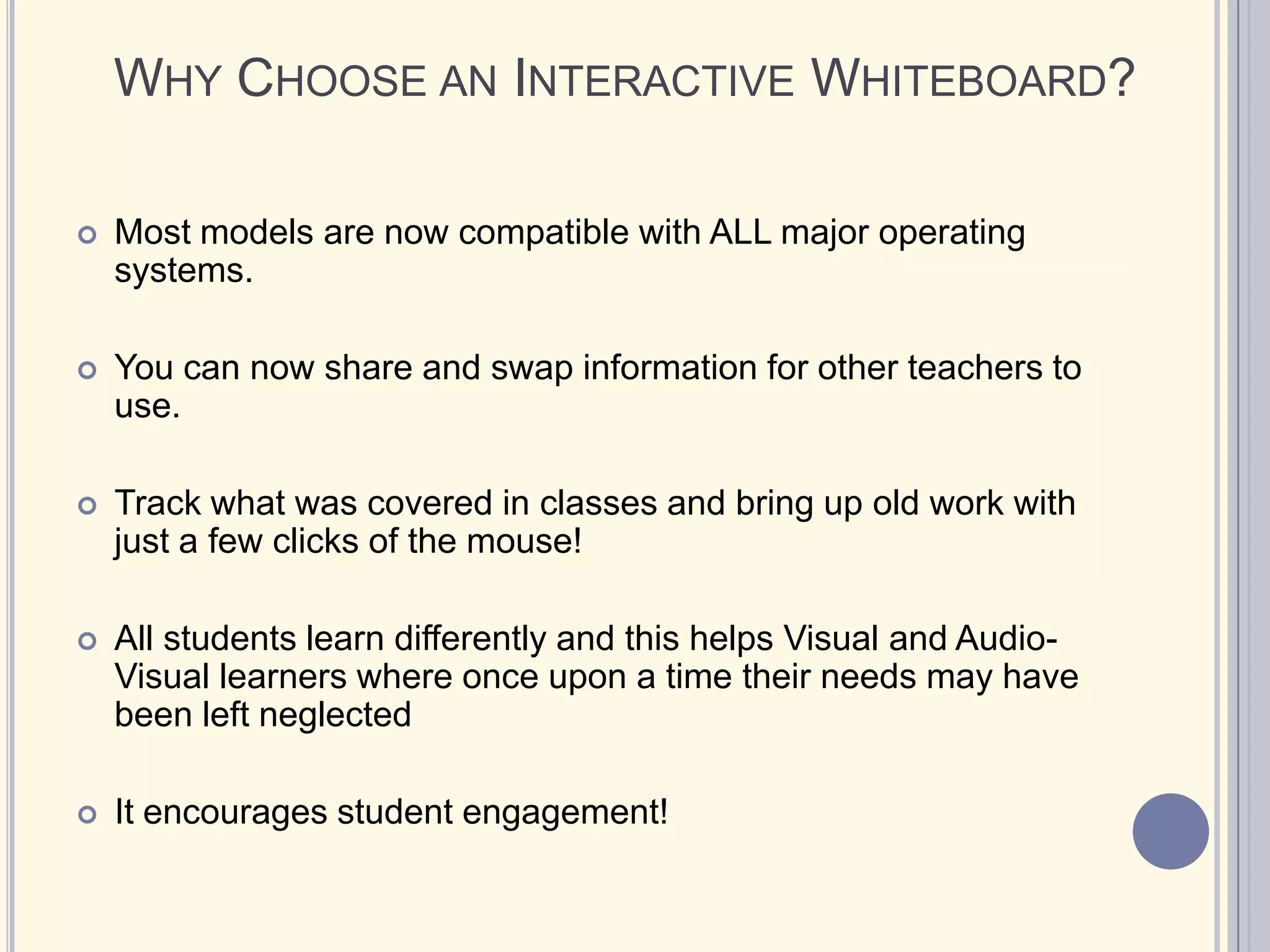 Interactive whiteboards in the modern classroom (sam and nick) | PPTX ...