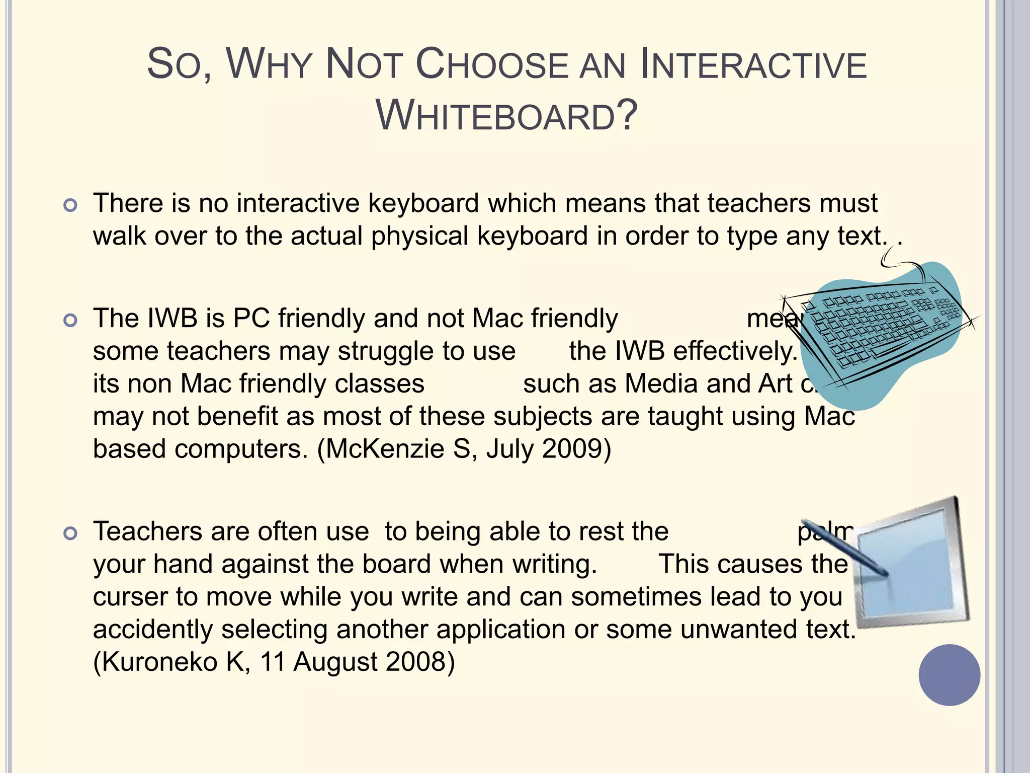 Interactive whiteboards in the modern classroom (sam and nick) | PPTX ...