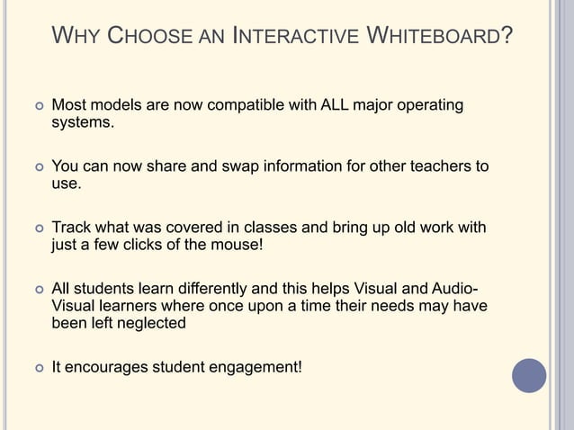 Interactive whiteboards in the modern classroom (sam and nick) | PPTX ...