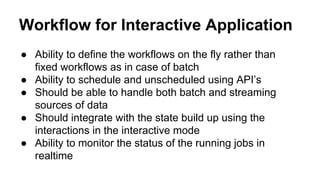 Interactive workflow management using Azkaban | PPT