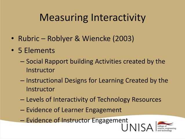 What is Interactivity in an ODL module? | PPTX