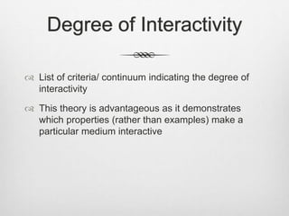 Interactivity | PPT