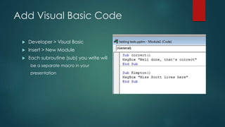 Interactivity in power point | PPT