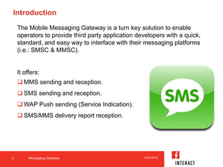Interact Messaging Gateway | PDF