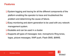 Interact Messaging Gateway | PDF