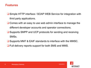 Interact Messaging Gateway | PDF