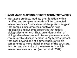 Interactomeee | PPTX | Biological Sciences | Science