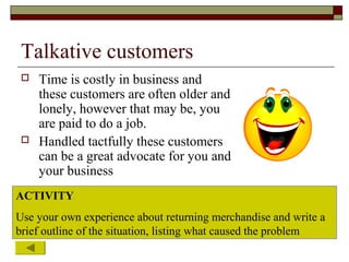 Interact with customers | PPT