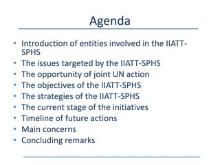 Interagency Approach to Sustainable Procurement in Health Sector | PPT