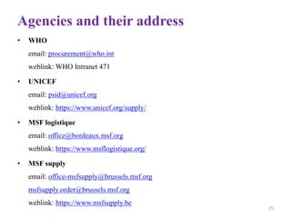 Interagency emergency health kit PPT | PPTX