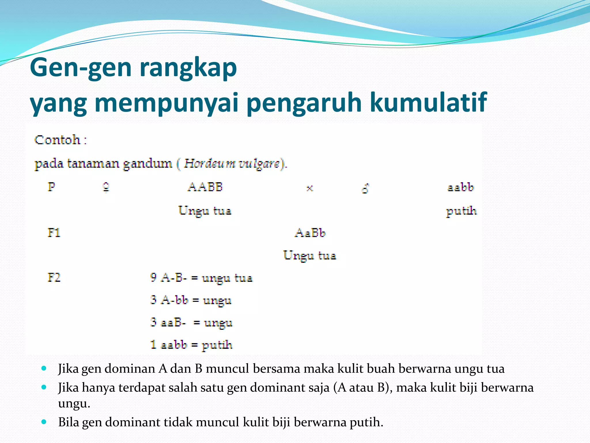 Interaksi antara gen-gen | PPTX