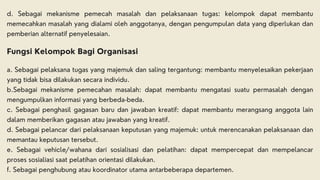 Organisasi dan Kelompok Kerja | PDF