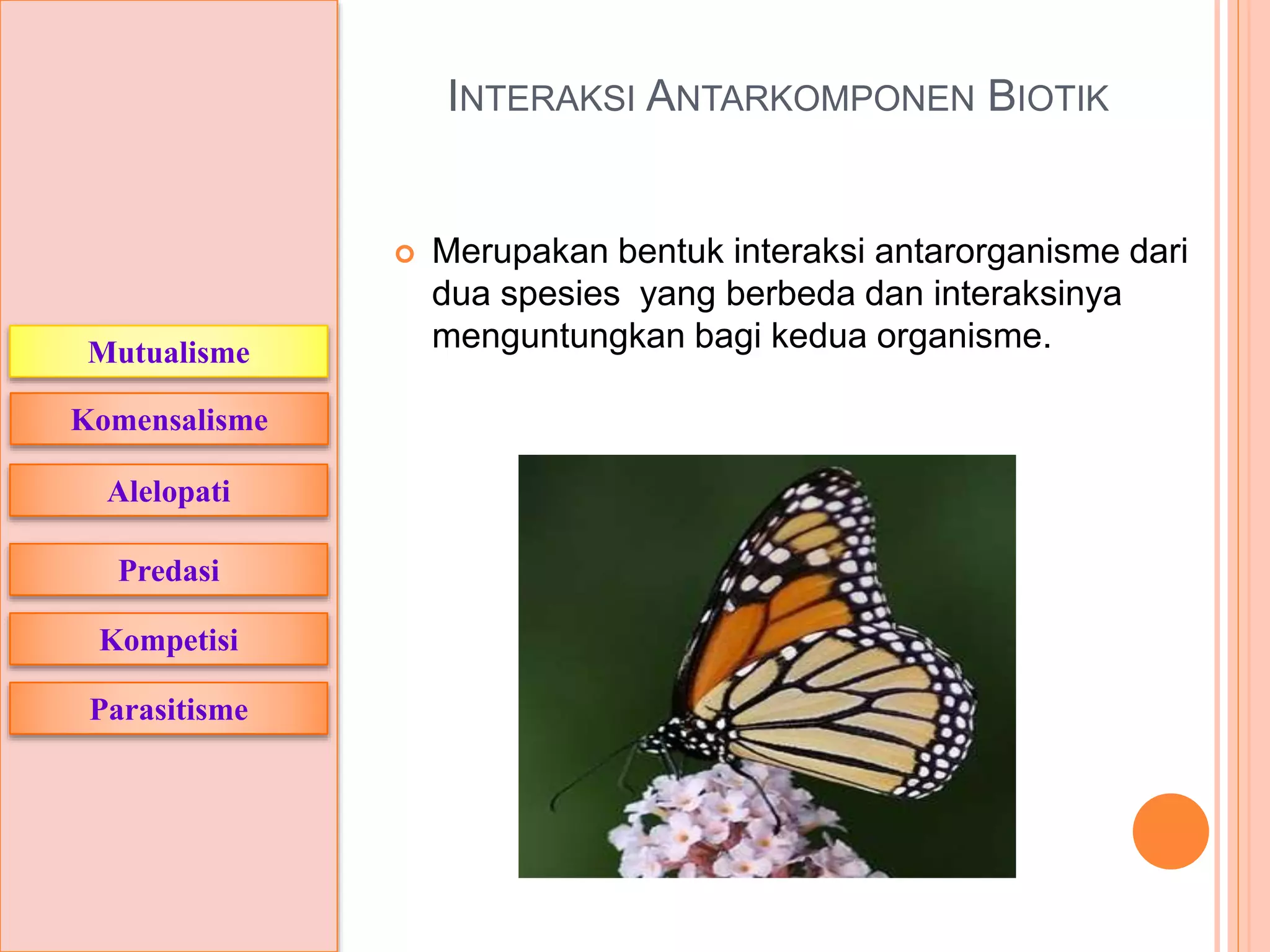 Interaksi antar spesies pada ekosistem | PPT