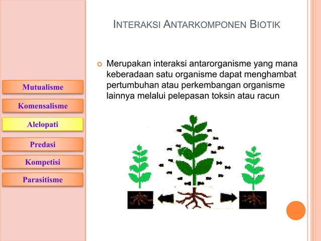 Interaksi antar spesies pada ekosistem | PPT