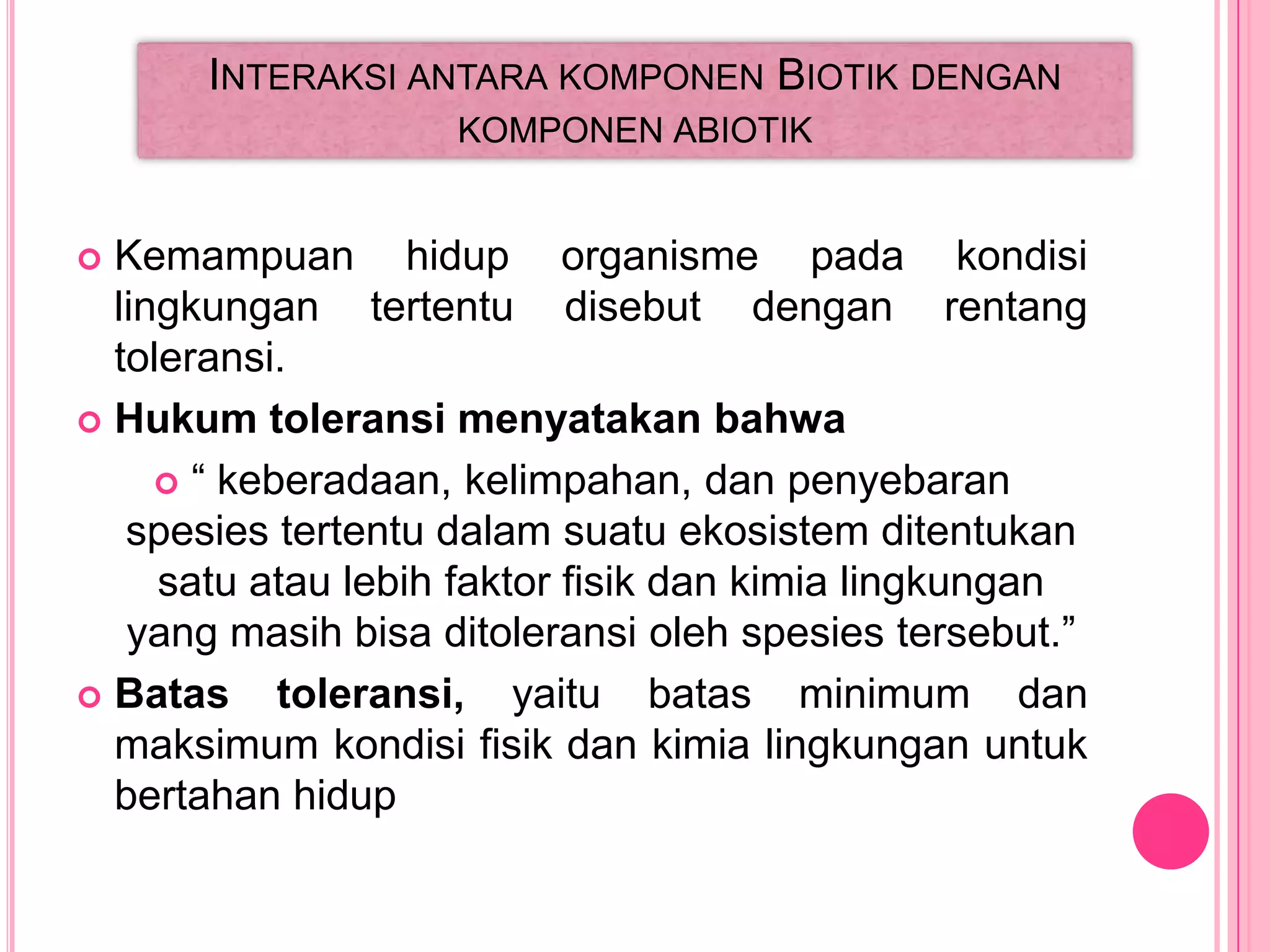 Interaksi dalam ekosistem | PPTX