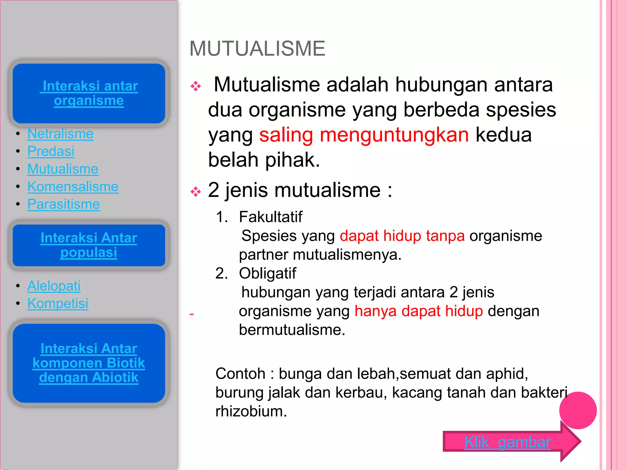 Interaksi dalam ekosistem | PPTX
