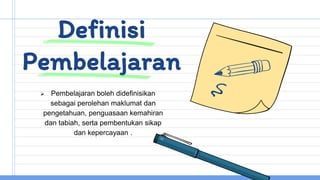 Interaksi dan pembelajaran (Bab 2) | PPTX