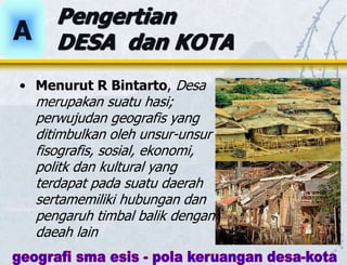 Interaksi keruangan Desa - Kota.ppt