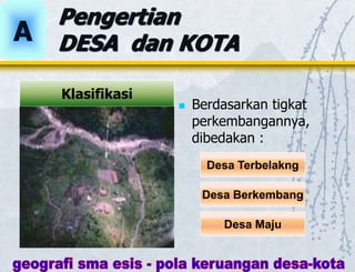 Interaksi keruangan Desa - Kota.ppt