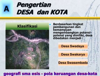 Interaksi keruangan Desa - Kota.ppt