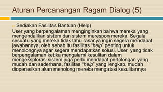 Ragam Dialog :: Interaksi Manusia dan Komputer | PPTX