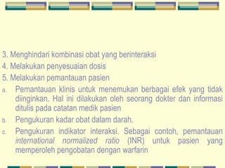 Interaksi obat | PPT